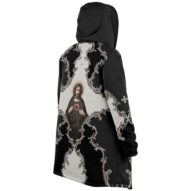 Sacred Heart of Jesus Microfleece Cloak (Baroque Leopard)