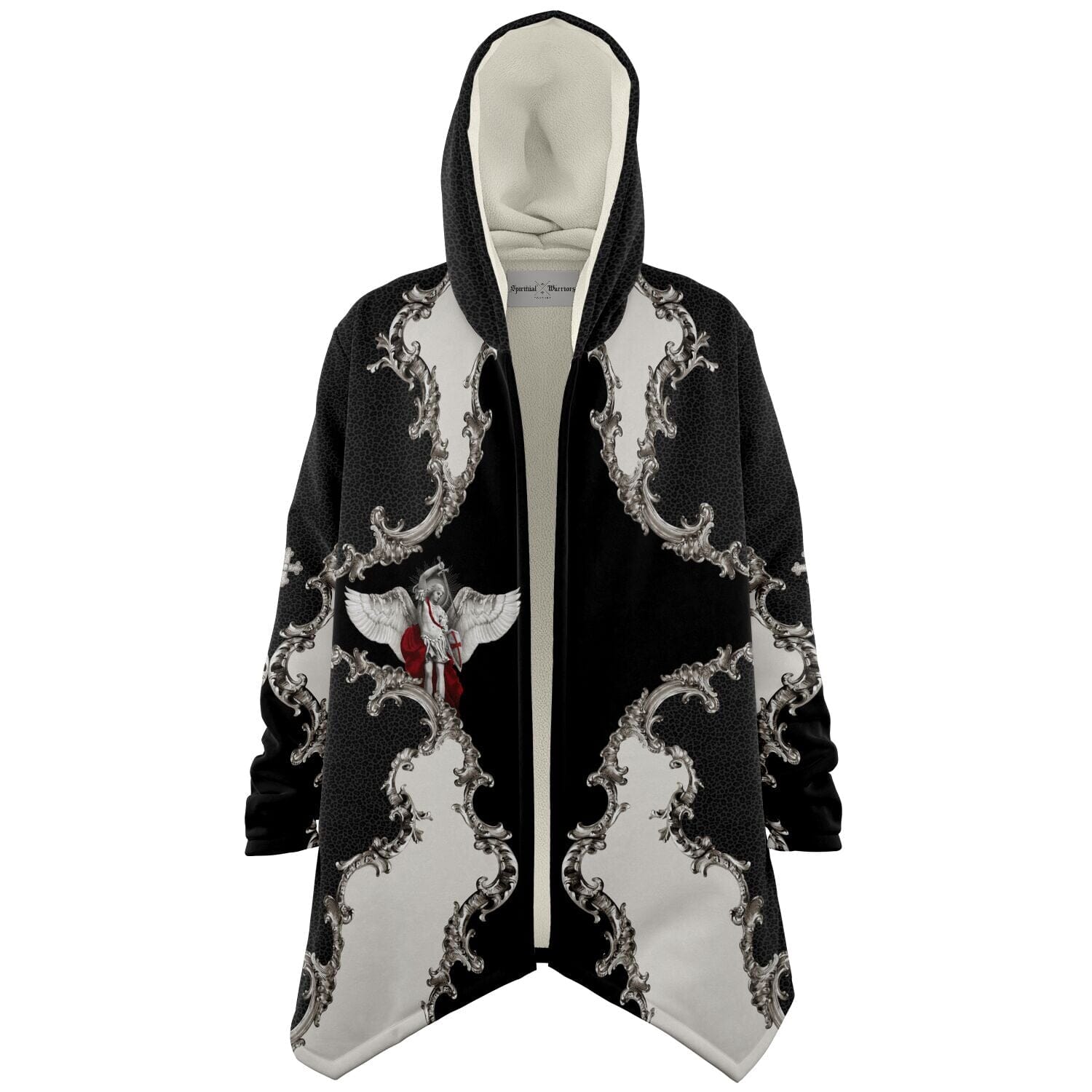St. Michael the Archangel Microfleece Cloak (Baroque Leopard)