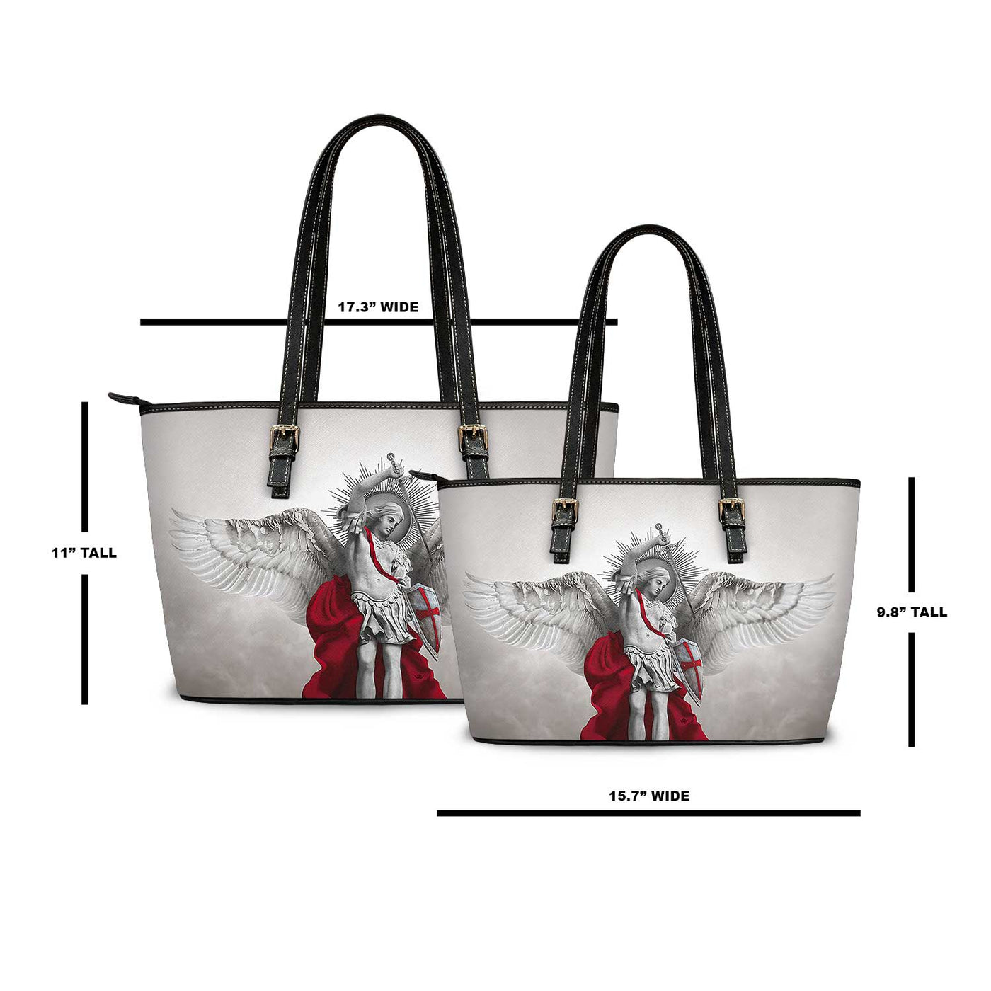 St. Michael the Archangel Tote Bag (Cloud)